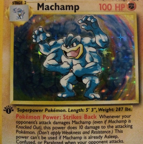 Other | Ultra Rare 1st Addition Holo Machamp 812 | Poshmark